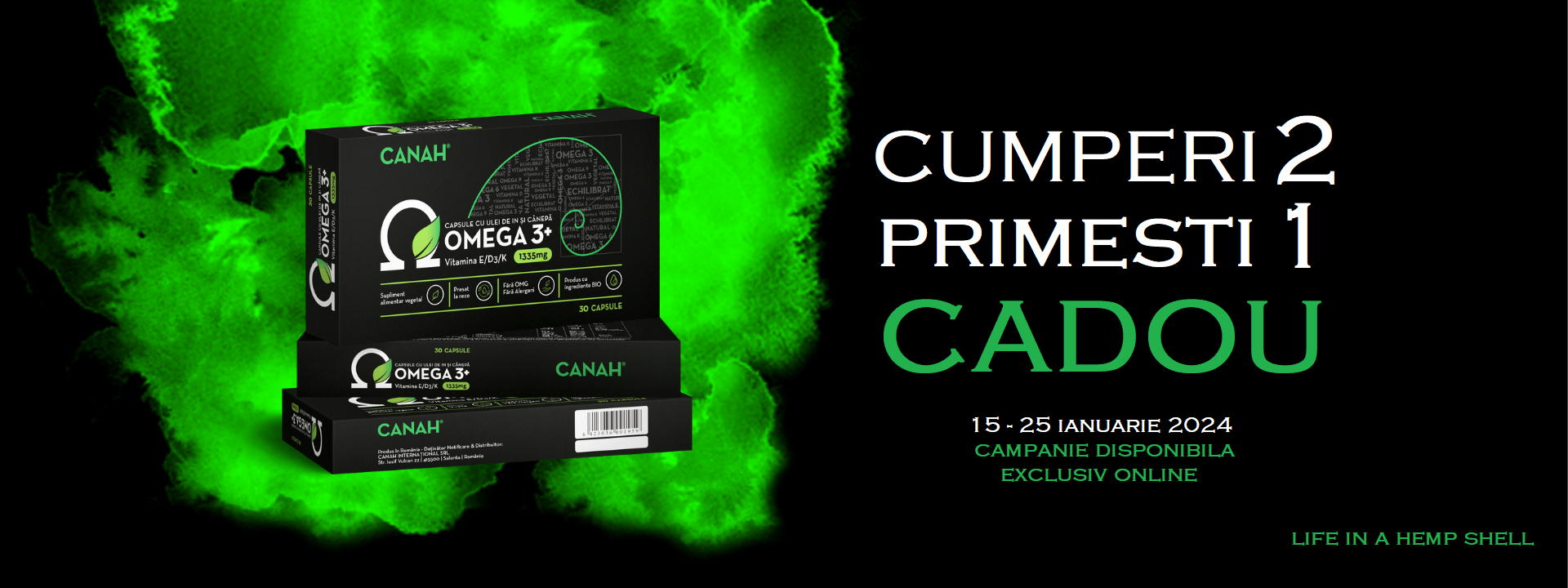 Magazin online cu produse din semințe de cânepă-Campanie iarnă